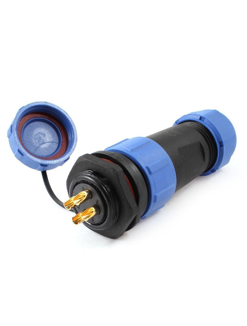 Male + Female - waterdichte kabelverbinder - 4 aderig - IP68 – ABC-Led