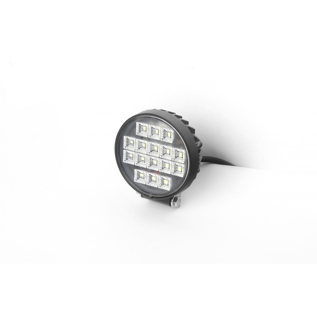 LED SPOT - 16 LED - 16W - Ingebouwde schakelaar - Rond – ABC-Led