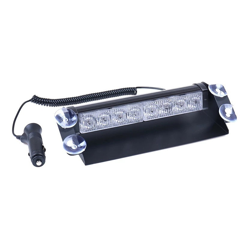 WIT 8 LED Dashboard Strobe Flash zwaailamp – ABC-Led