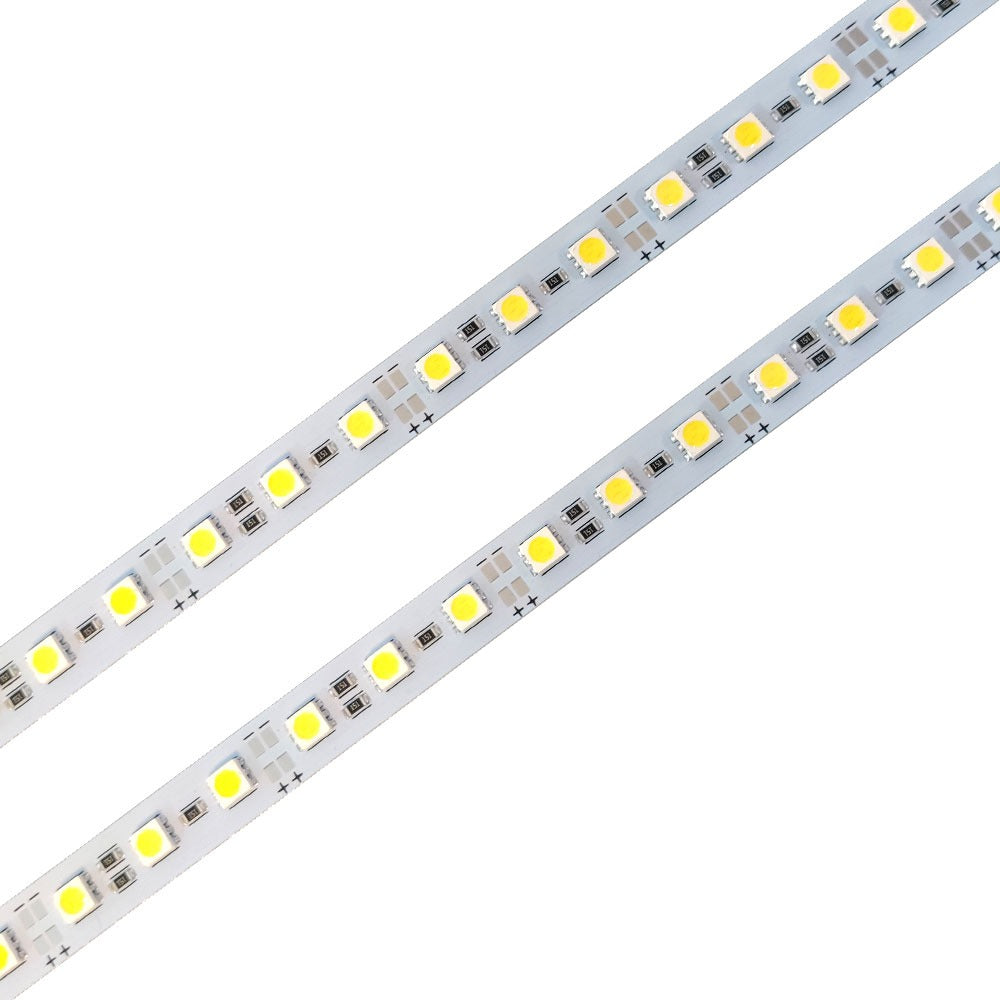 1 meter - warm wit rigide Strip - 5050 - 12 volt – ABC-Led
